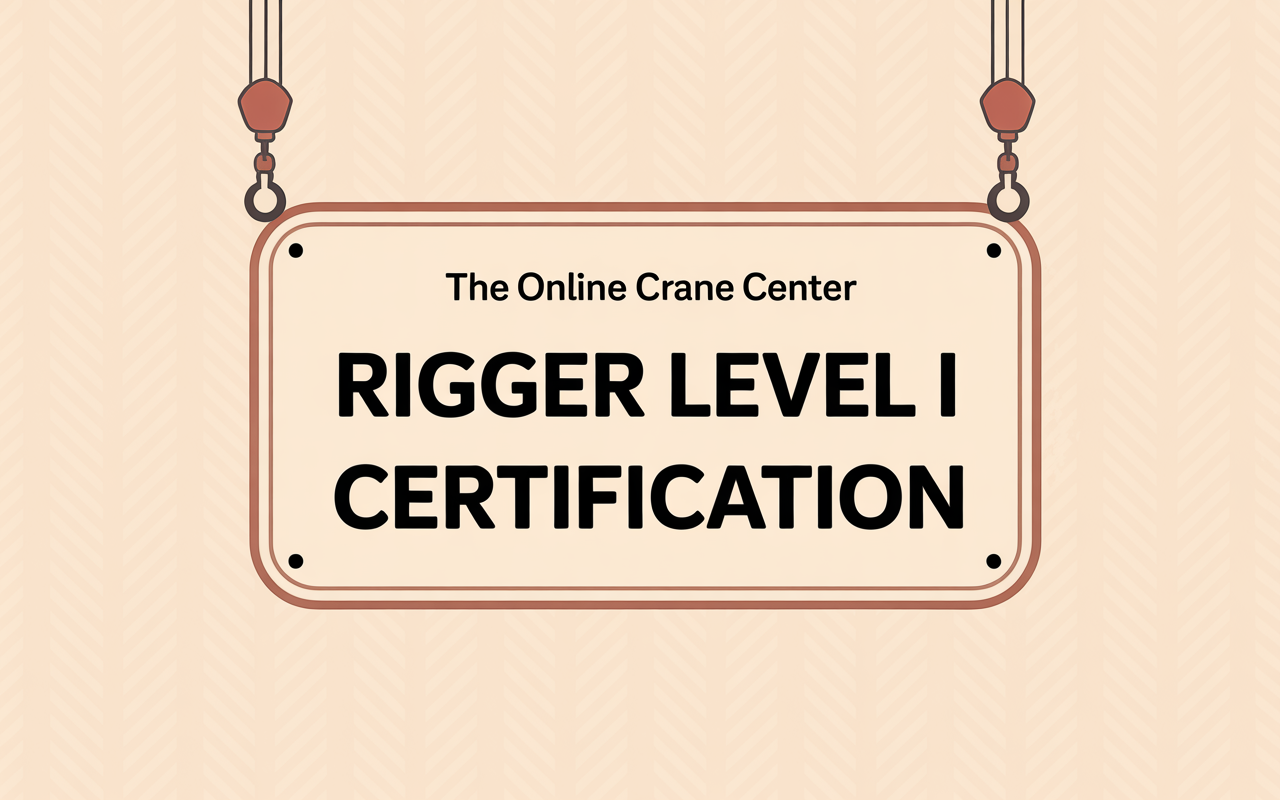 Rigger Level I Certification