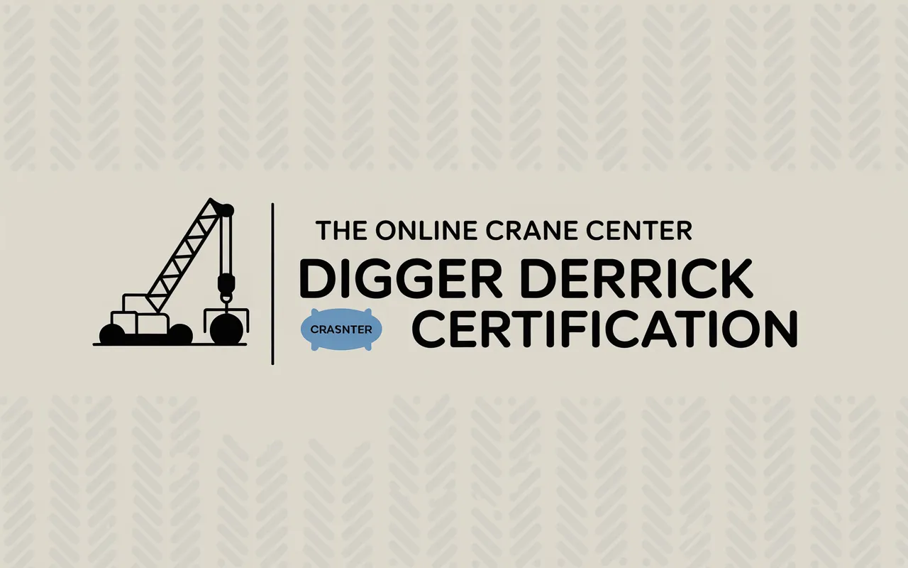 Complete Digger Derrick Operator Training - Live Access