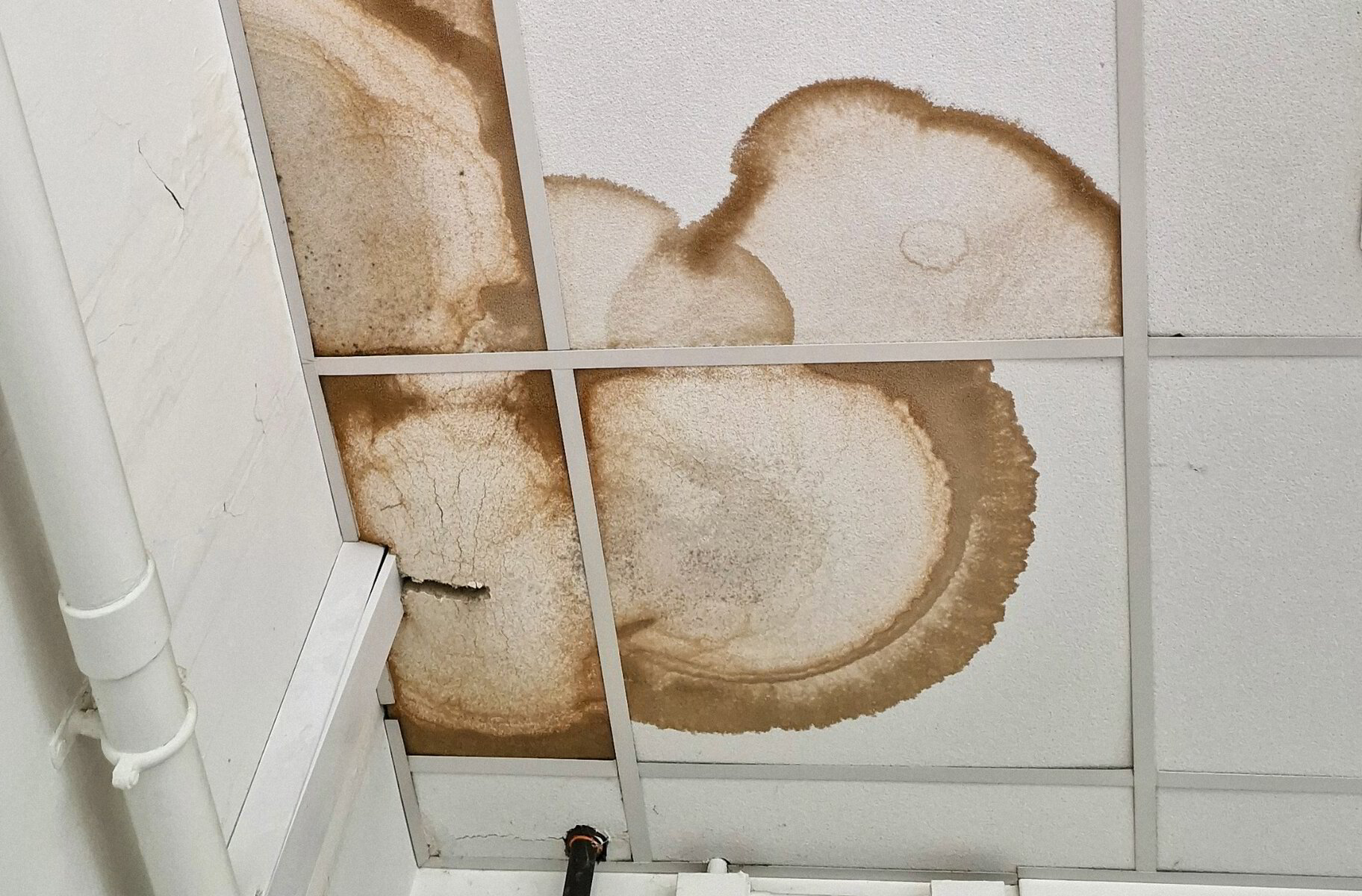 Preventing Water Spots on Ceiling Tiles