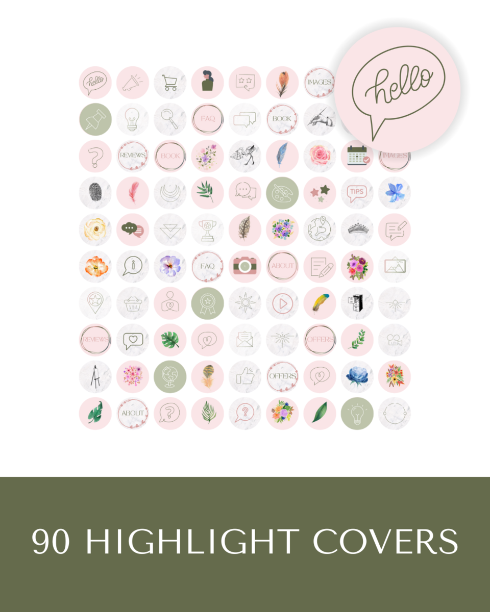 Instagram Highlights 90 Pack