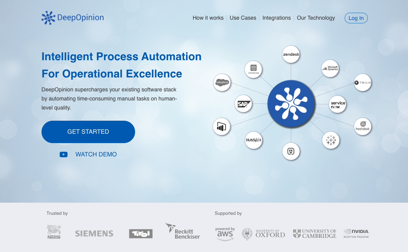 DeepOpinion - Intelligent Process Automation