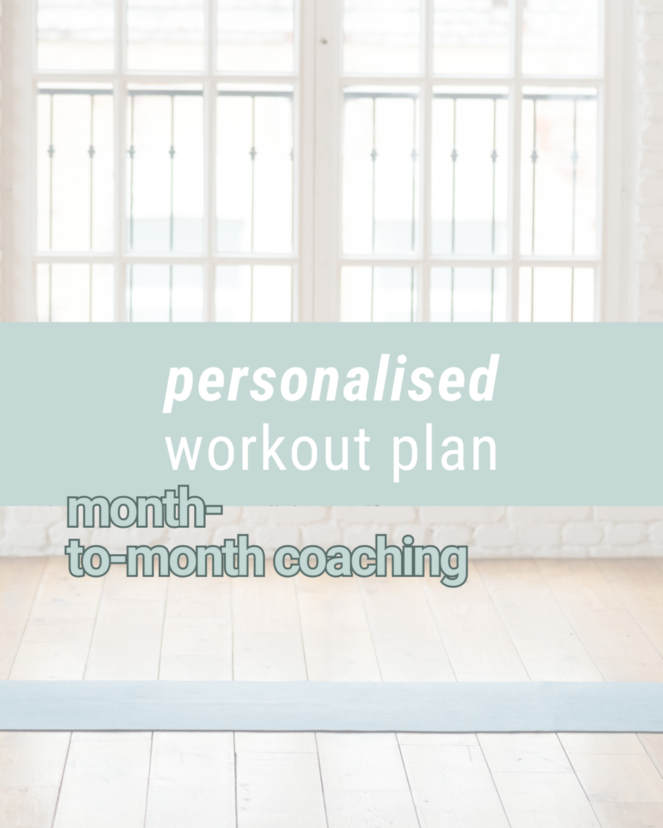 Personalised Workout Plan