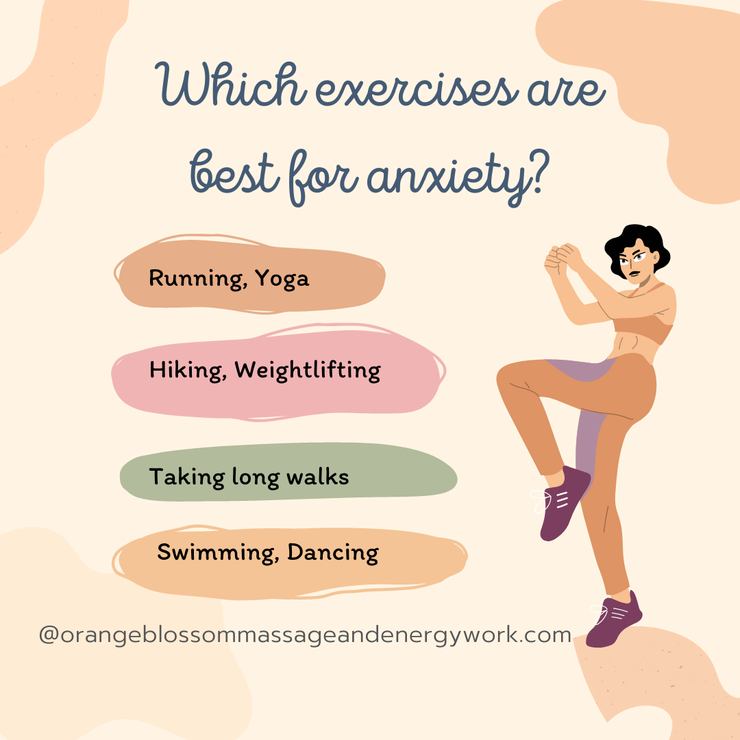 Which exercises are best for anxiety and depression?
