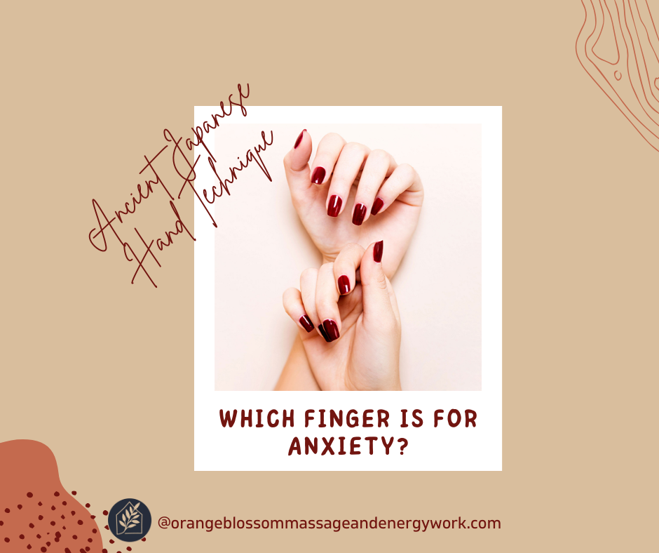 Which finger is for anxiety?