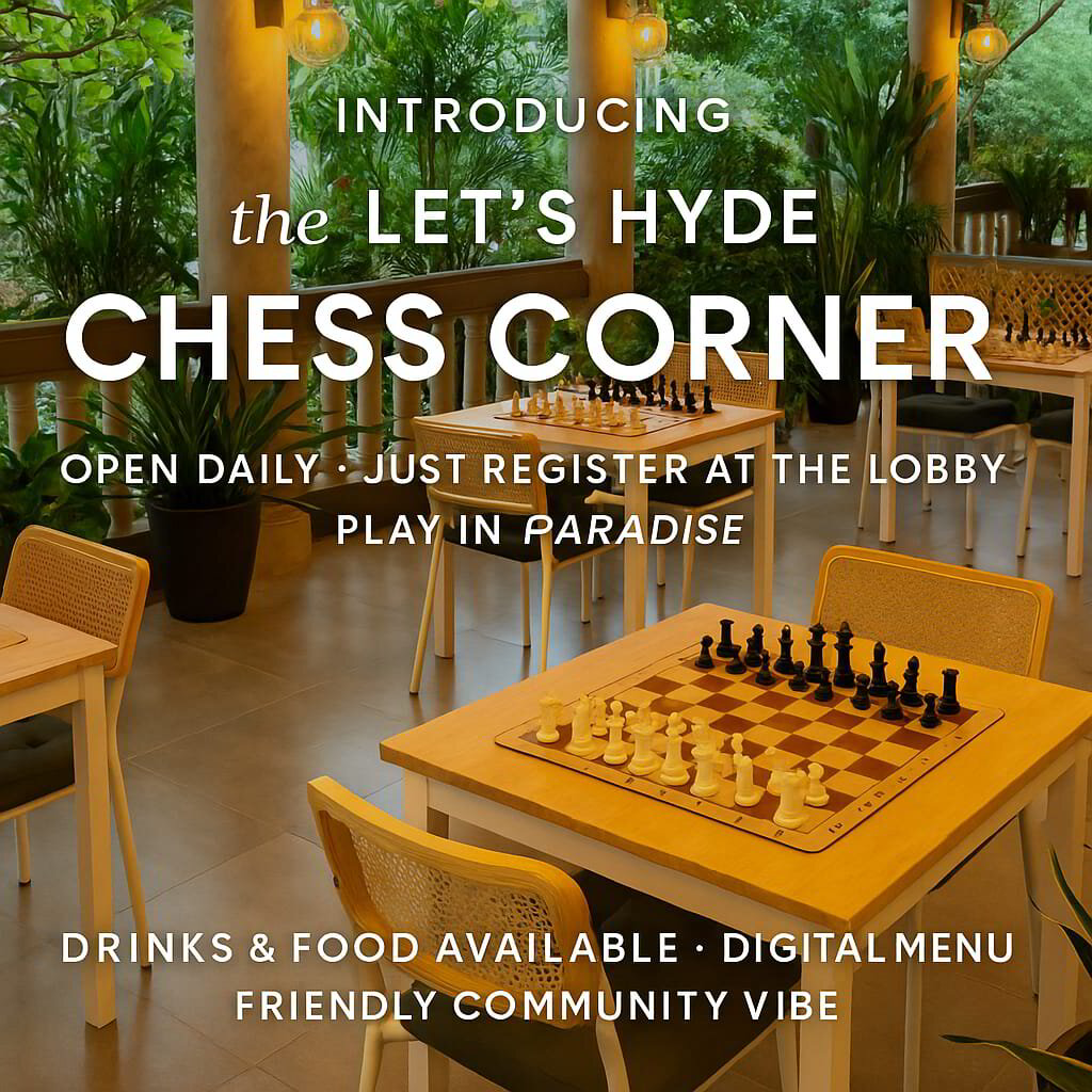 ♟ Welcome to the Let’s Hyde Chess Corner