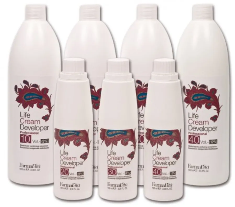 Оксид - крем FARMAVITA LIFE COLOR CREAM DEVELOPER (20 V, 30 V, 40V) 100 ...