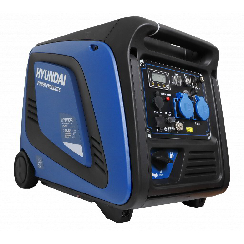 HYUNDAI HY3900SEi Inverter Aggregat 3900W - Elektrisk start og ...