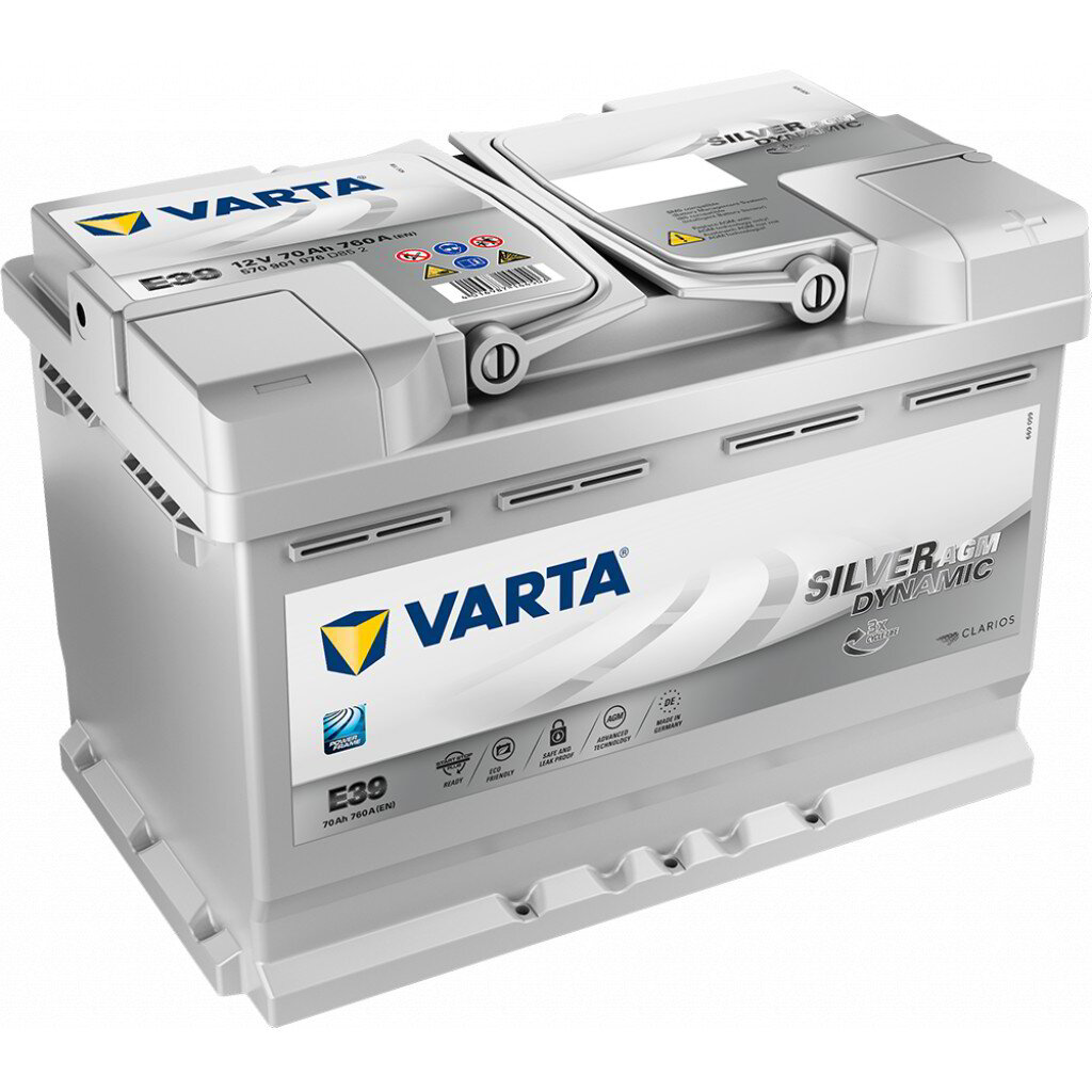 VARTA Silver Dynamic AGM Batteri 12V 70AH (278x175x190/190mm)