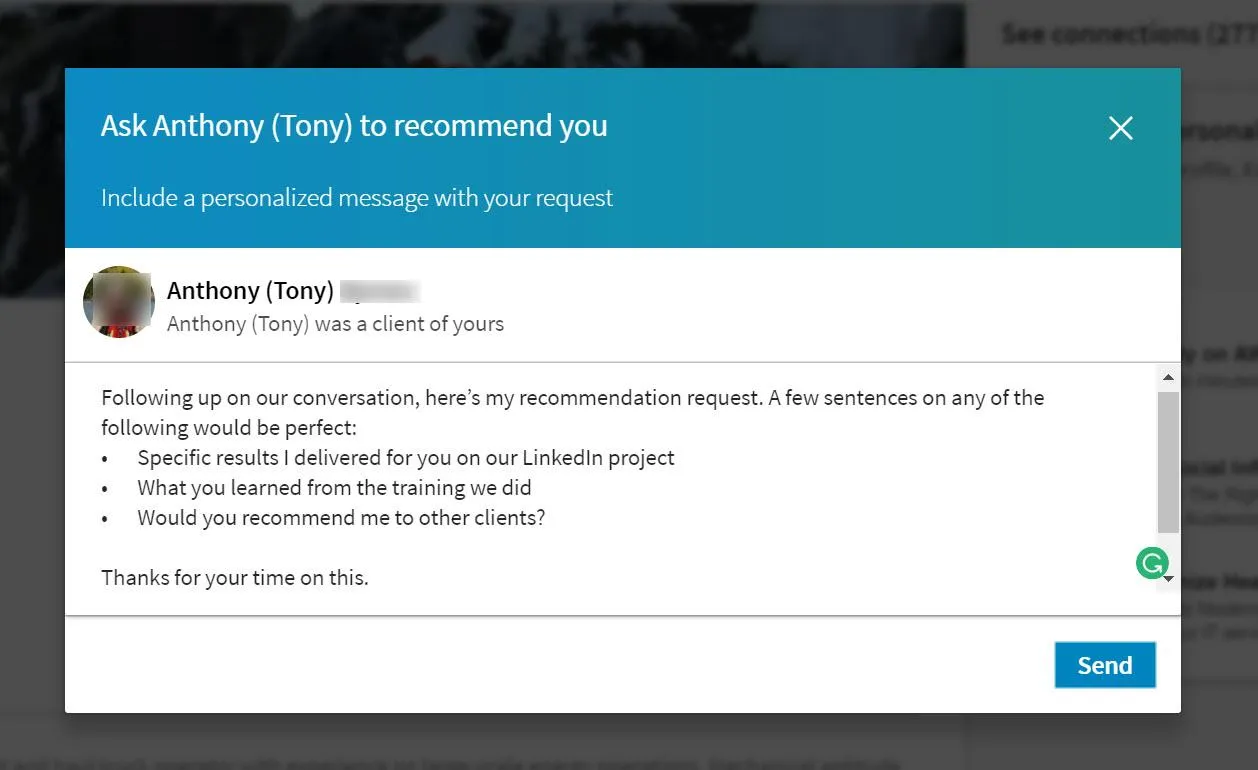 How to Write and Request a Recommendation on LinkedIn