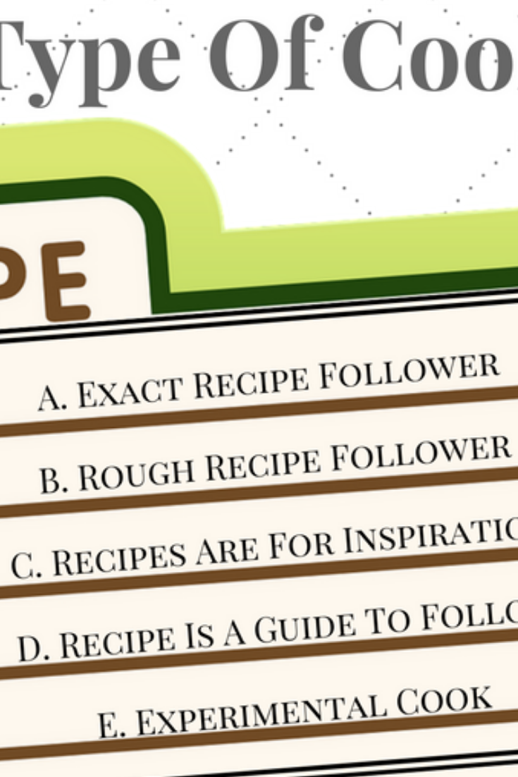 Cooking Tonight? What Type Of Cook Are You?