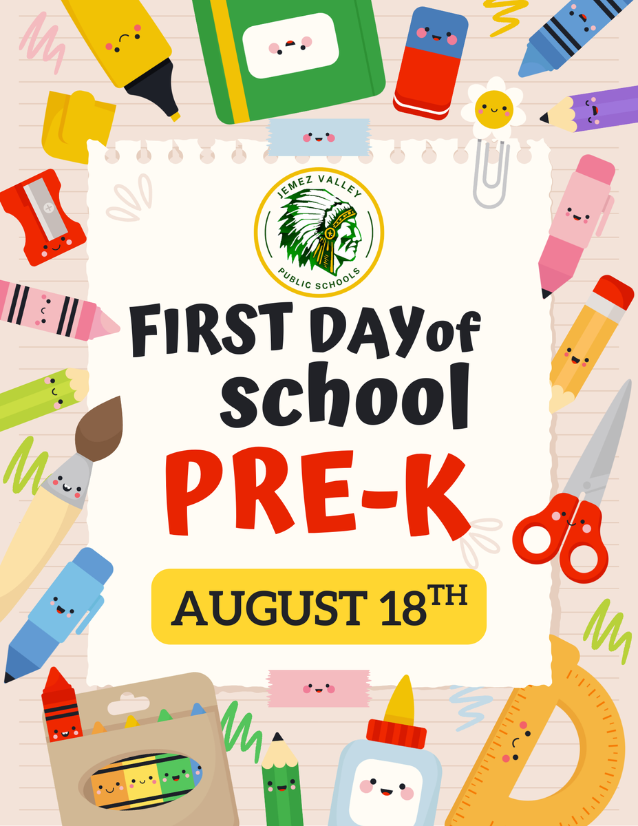 First Day of School - Pre-k