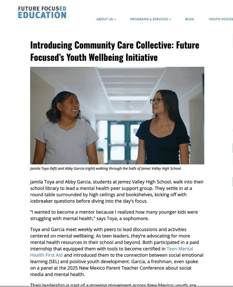 Mental Health Peer Support Program