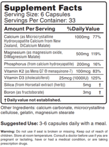 Bone Doctor | Evergreen Vitamins