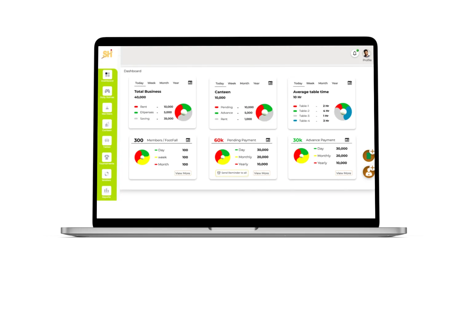 Snooker & Billiards Club Management Software | Snook Heroes