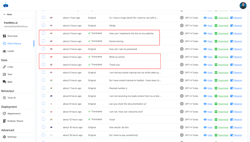 Introducing FastBots' New Chatbot Conversation Translation Feature