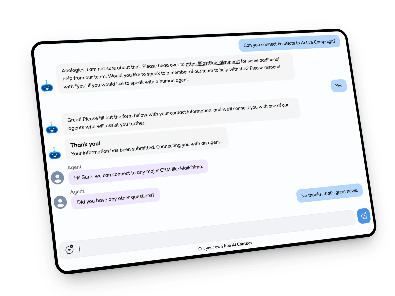 Custom AI Chatbot Builder - AI Customer Service ChatBots