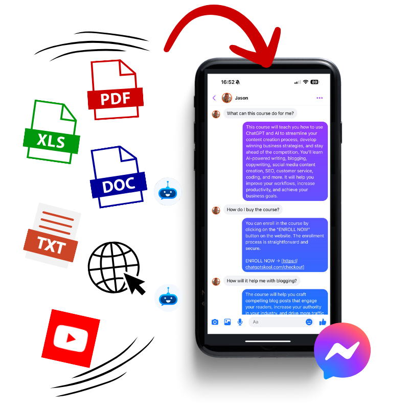 Facebook Messenger ChatBot Builder - AI Chatbots for Messenger