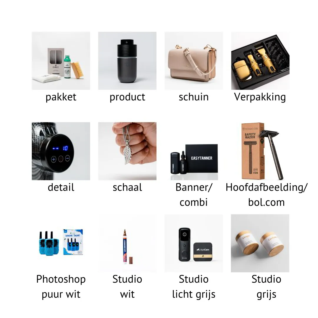 Packshot foto's | Bestel ze gemakkelijk voor jouw product