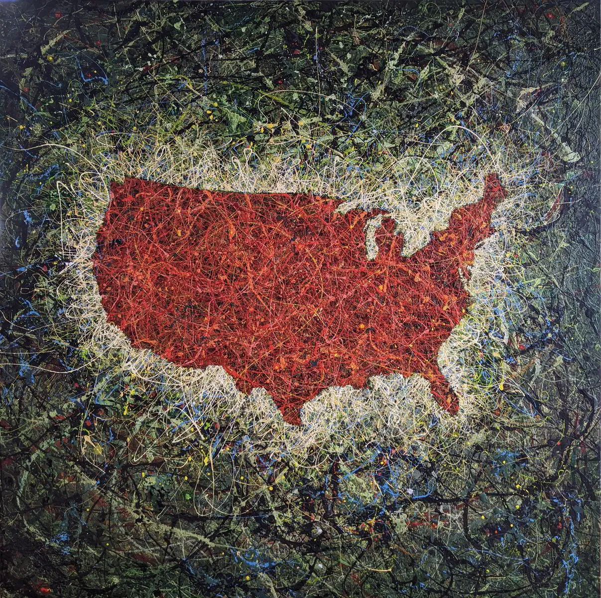Free Radical Square #4, print