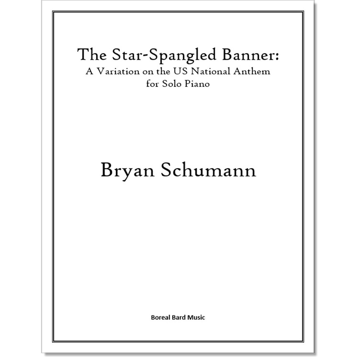The Star-Spangled Banner: A Variation on the US National Anthem for ...