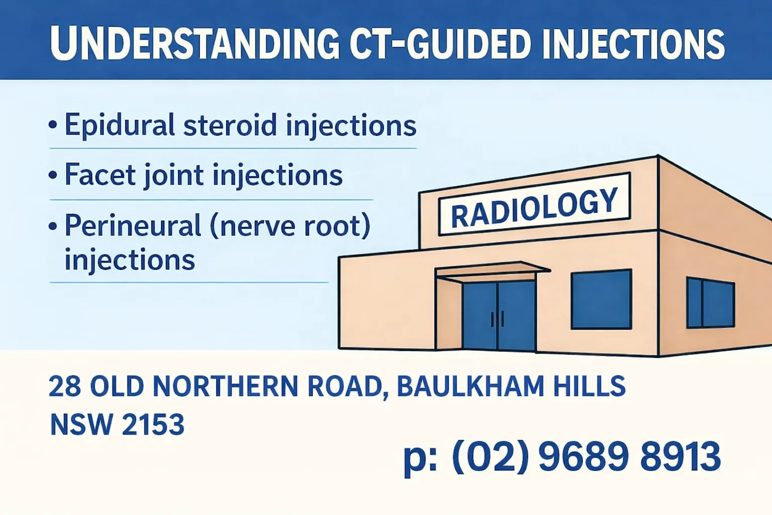 Understanding CT-Guided Injections – Spine | Baulkham Hills Radiology ...