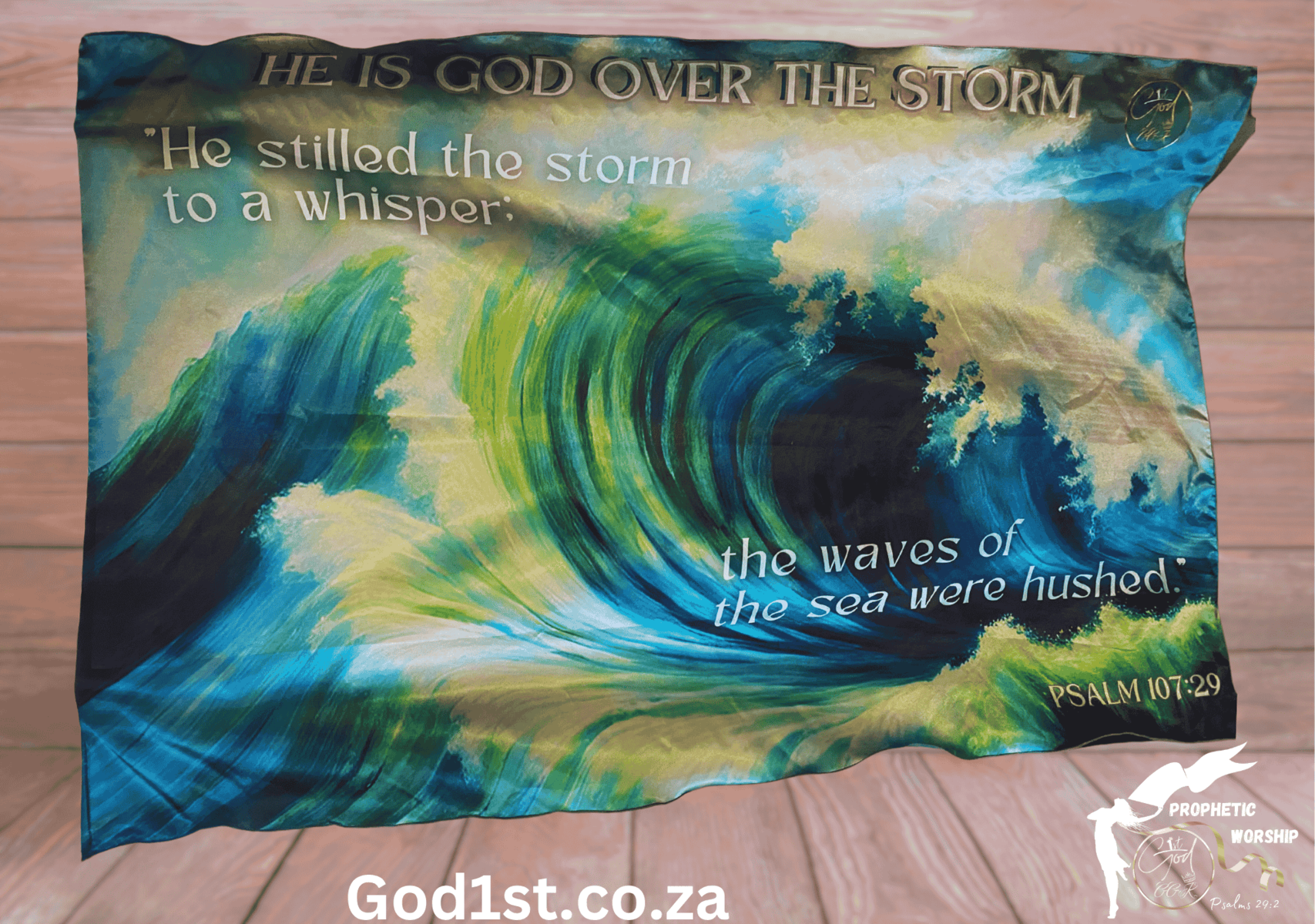 Worship Flag - God over the Storm