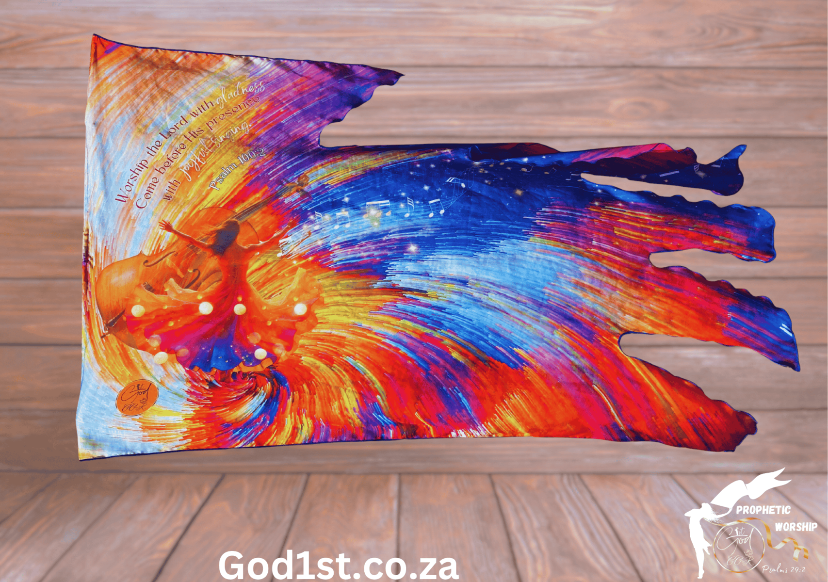 Worship Flag - Worship HIM with Gladness