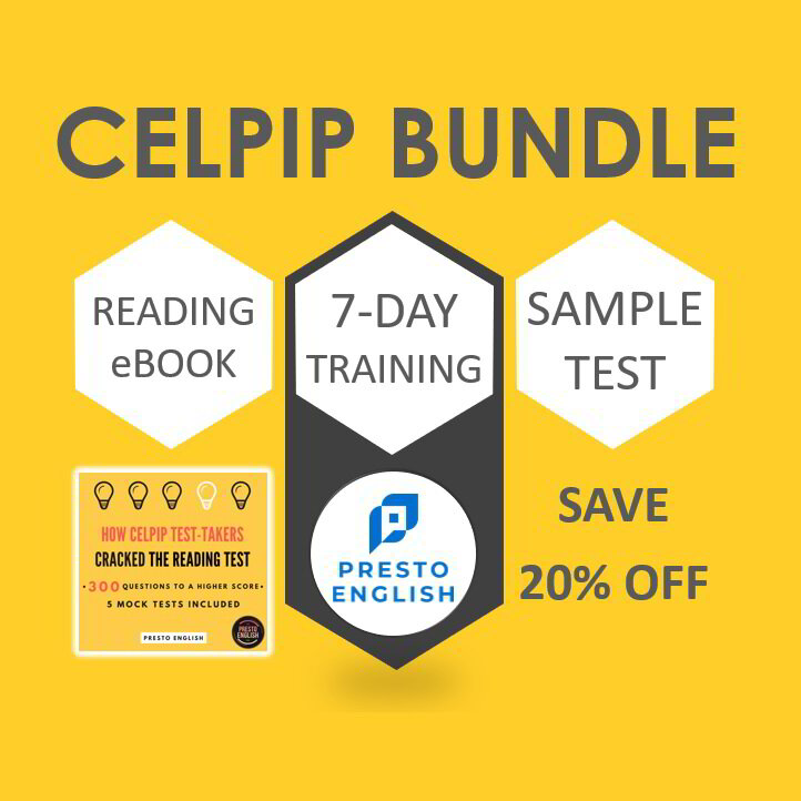 BUNDLE - 7-day CELPIP Training + Reading Practice eBook