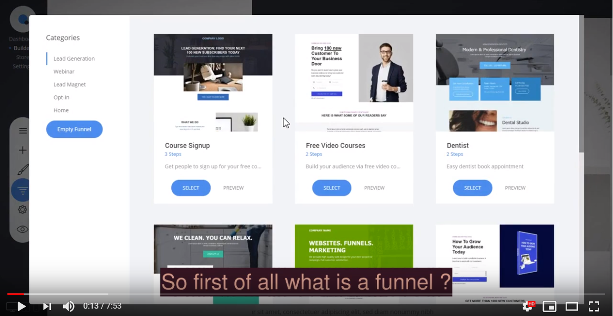 DIY marketing, sales and lead funnel builder tool | Simplifying The Web