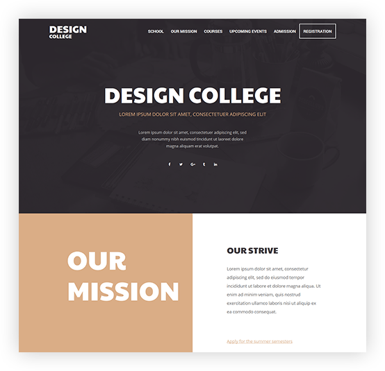 School Website Builder - Create A Website For Schools and Universities