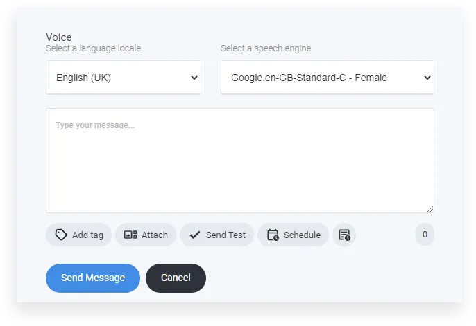 SMS, Whatsapp and Voice Marketing in Simvoly