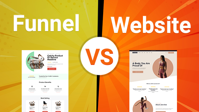Funnels vs Websites | Which is better and can you use both?