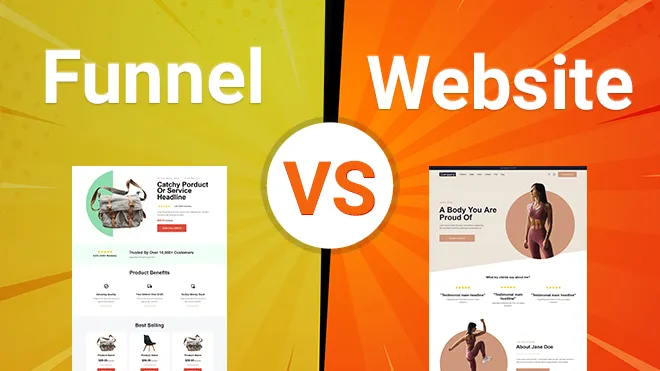 Funnels vs Websites | Which is better and can you use both?
