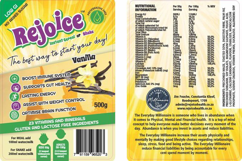 Rejoice Instant Meal is the most nutritional way to fuel your day