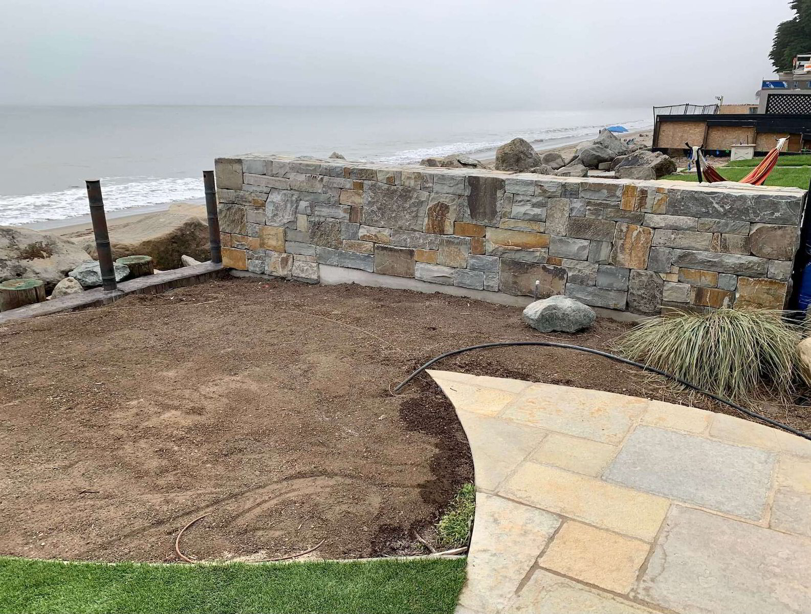 Beehive Stone Masonry | Mortared Freestanding Wall