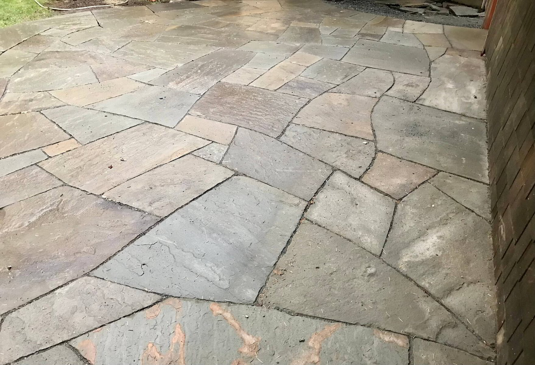 Beehive Stone Masonry | Dry Set Irregular Flagstone Patio
