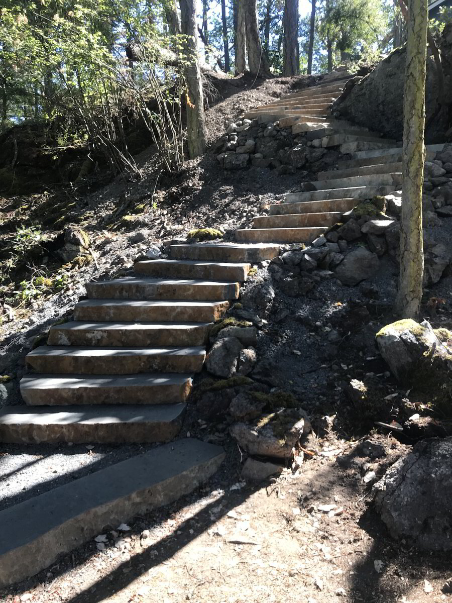 Beehive Stone Masonry | Cambrian Basalt Stairs