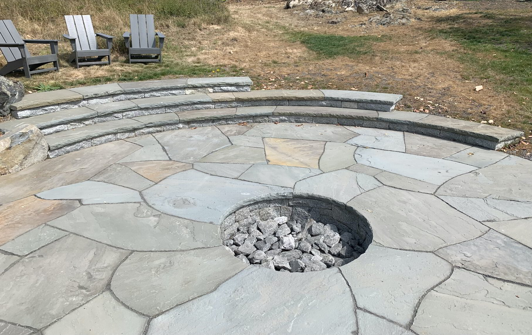 Beehive Stone Masonry | Fire Pit and Seating