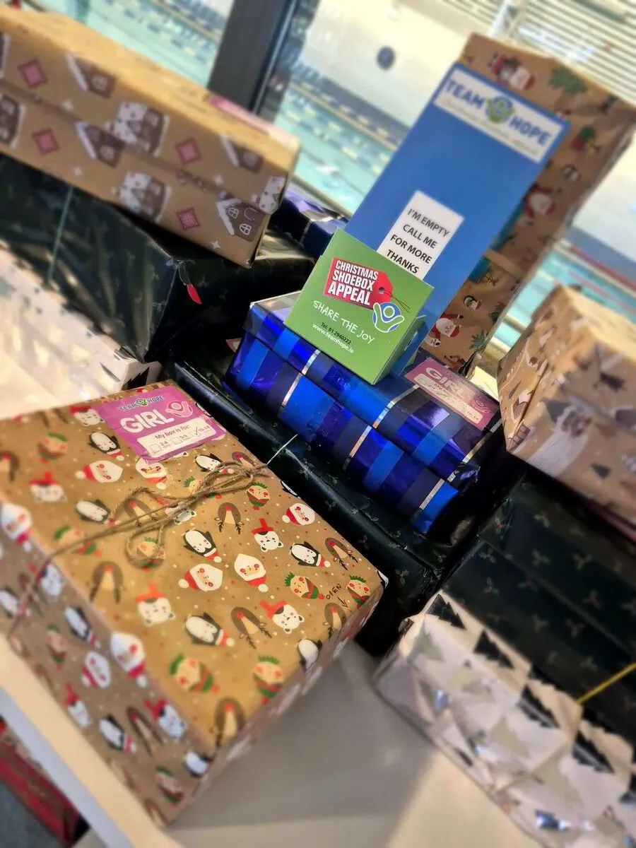 Coral Leisure Wicklow Christmas Shoebox Appeal