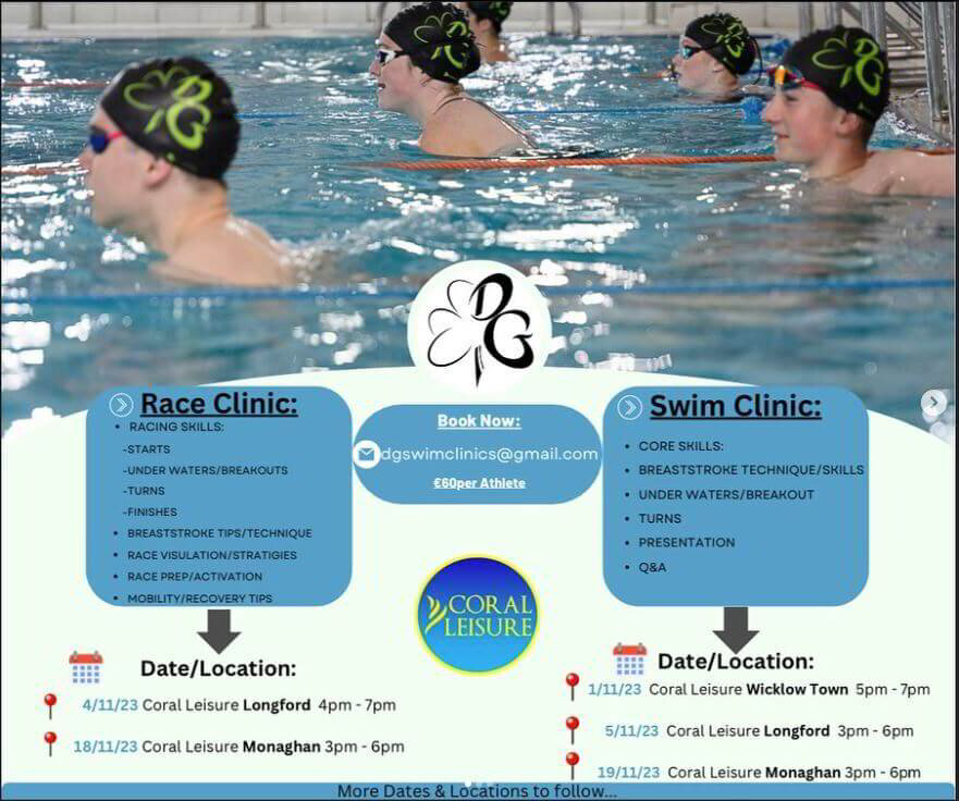 OLYMPIC SWIMMER DARRAGH GREENE IS HOLDING A SWIMMING CLINIC IN CORAL ...