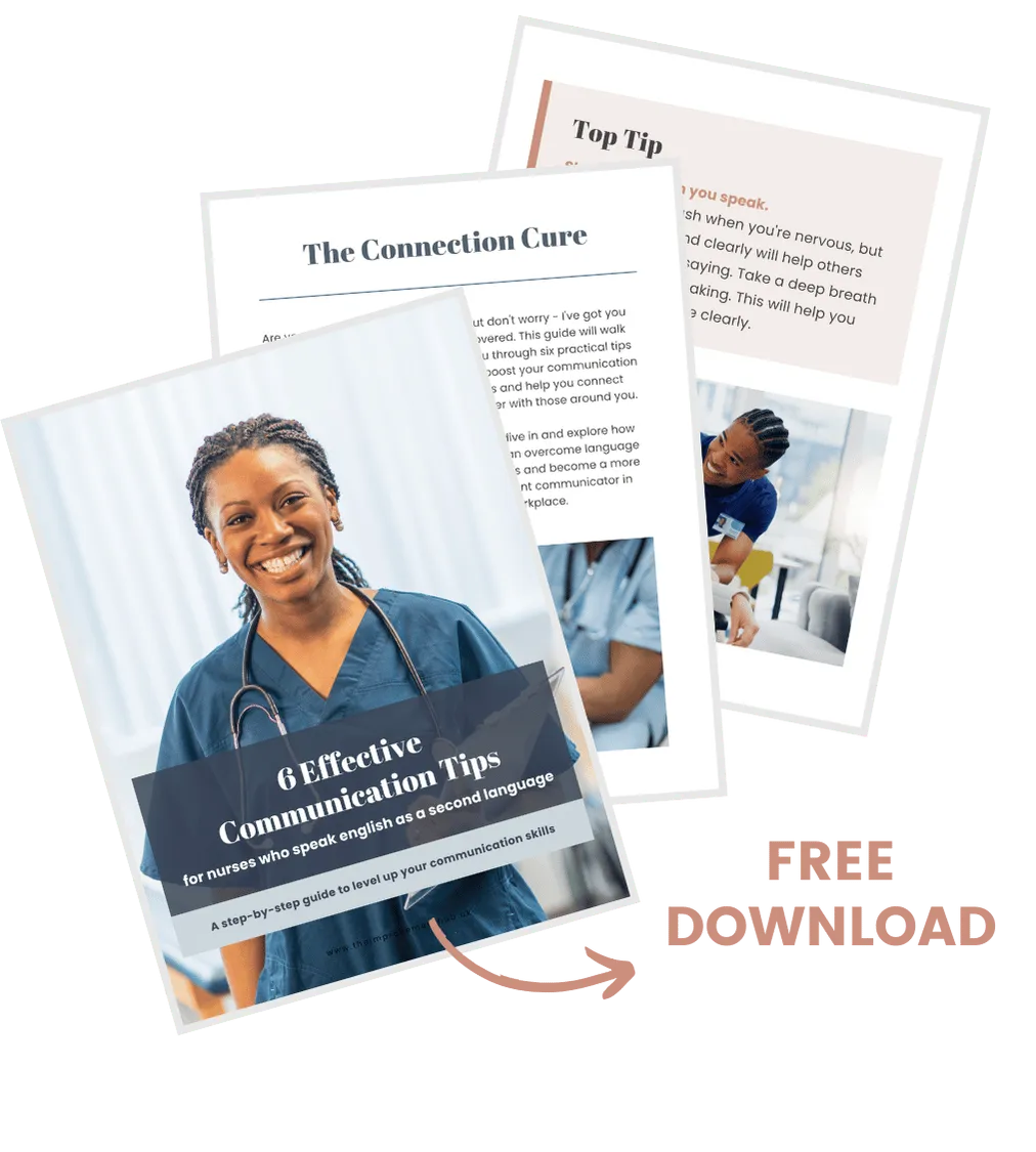 Free Guide: 6 Communication Tips for ESL Nurses | The Improvement Hub