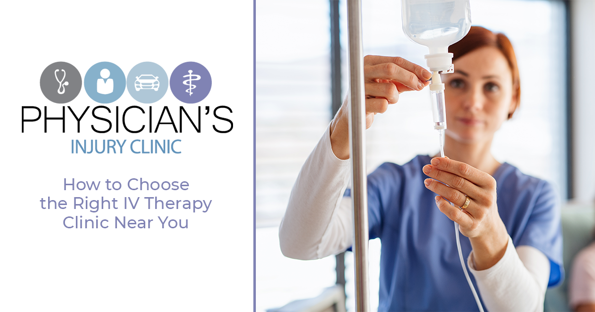How to Choose the Right IV Therapy Clinic Near You