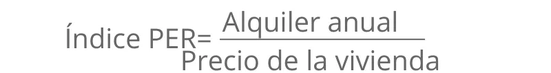 ¿Qué es el Índice PER y cómo se aplica en la compra de viviendas?