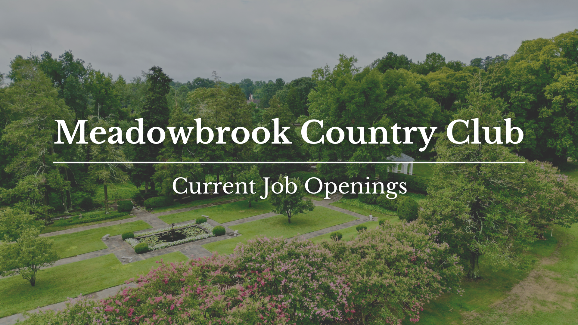 Employment Opportunities | Meadowbrook Country Club