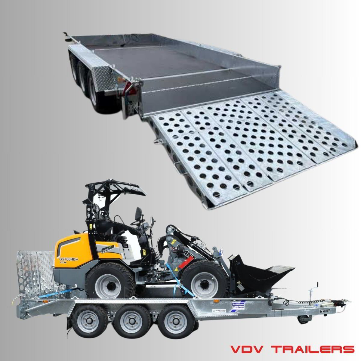 Ifor Williams GH146 Machinetransporter 419×184 cm 3500kg