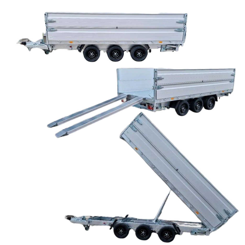 Hapert Cobalt HM-3 Ferro 405x200x40cm 3-zijdige Kipper 3500kg