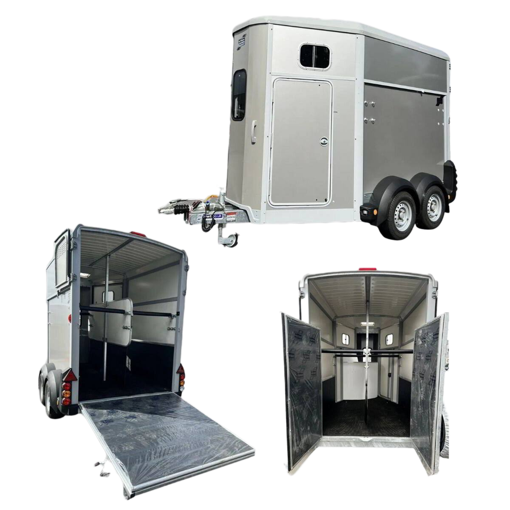 Ifor Williams HB506 Paardentrailer 2600kg 2-paards trailer met vooruitloop