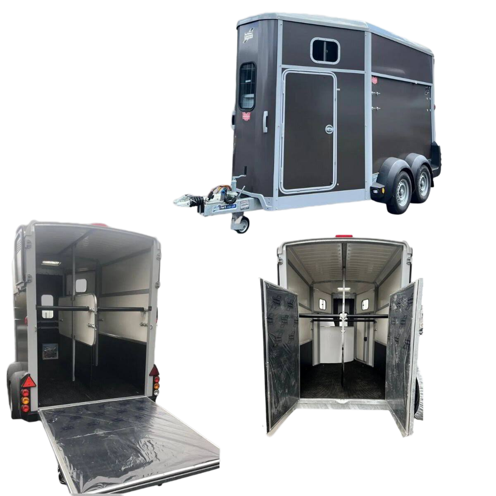 Ifor Williams HB511 Paardentrailer 2700kg 2-paards trailer met vooruitloop