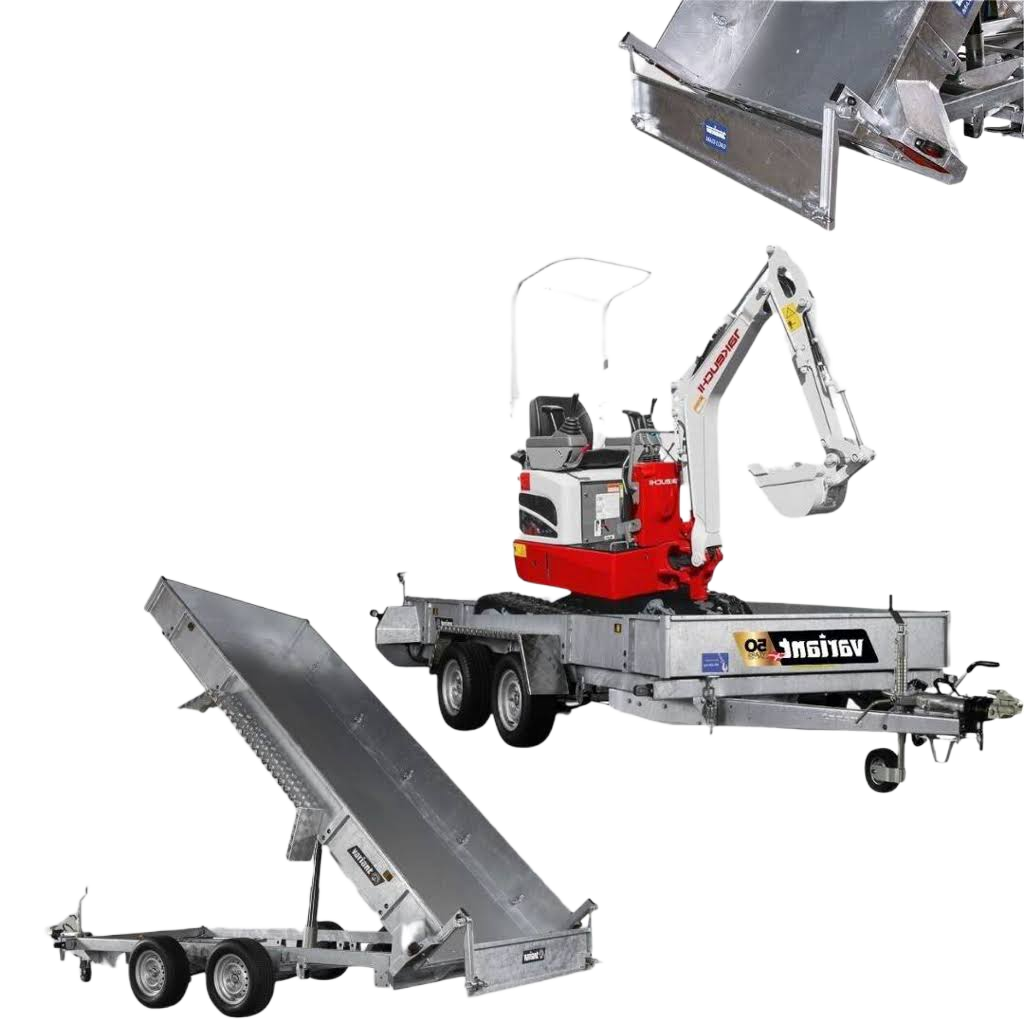 Variant 3517 MT serie Machinetransporter | VDV Trailer Aanhangwagens