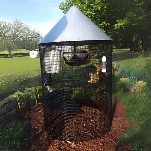 Primate Mini Corn Crib Cage Enclosure